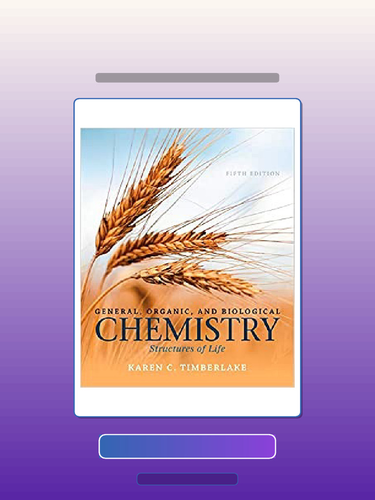 General Organic and Biological Chemistry Structures of Life 5th Edition ...
