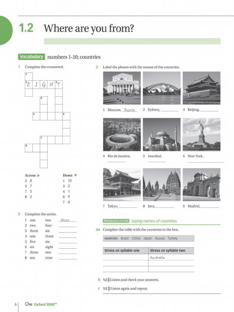 Navigate A1_WORKBOOK_Were Are You From | PDF