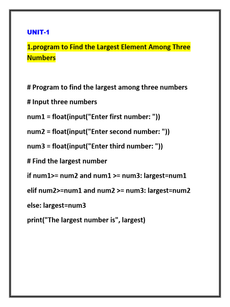 Python Programs for Beginners | PDF | Multiplication | Discrete Mathematics