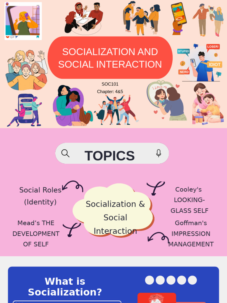 Socialization and Social Interaction | PDF | Socialization | Identity (Social Science)