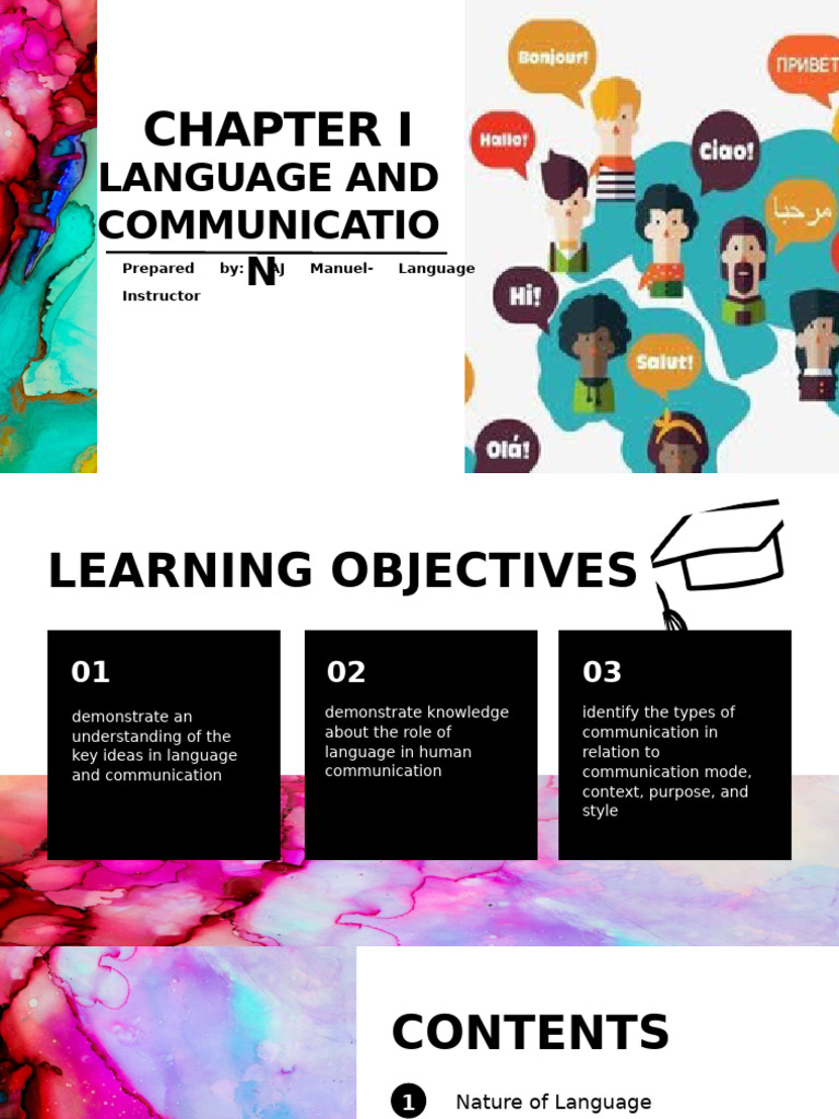 Gec 5 Chapter 1 ( Lesson1 2) | PDF | Communication | Nonverbal Communication