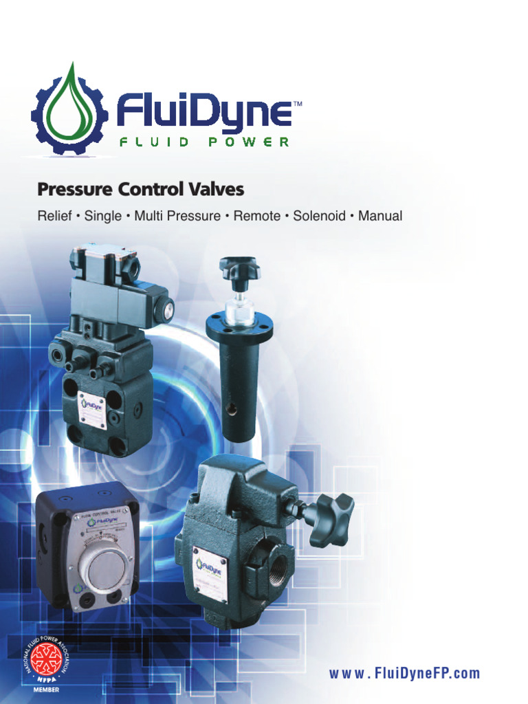 FluiDyne Pressure Control Valves Overview | PDF | Valve | Equipment