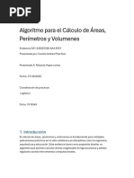 GA2-240201528-AA4-EV01. Algoritmo para El Cálculo de Áreas y Volúmenes | PDF | Volumen | Algoritmos