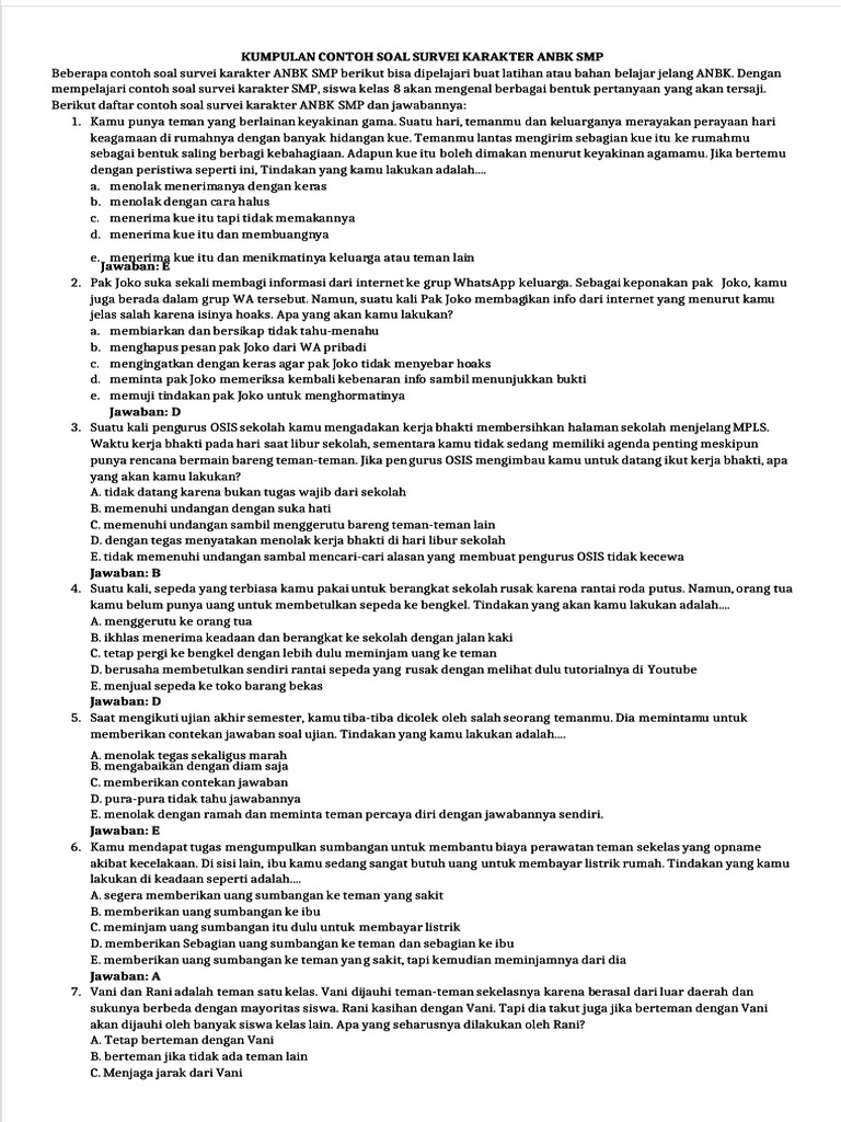 PDF P Classtruncatedtext Module Lineclamped 85ulhh Style Max Lines5contoh Soal Survei Karakter ...