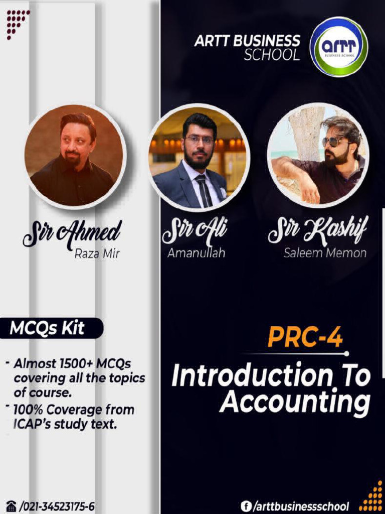 PRC-4 Introduction to Accounting | PDF | Equity (Finance) | Expense
