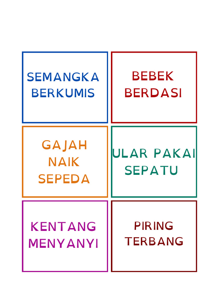 Kata Tanya Poster Bahasa Indonesia Biru Putih Gaya Berwarna Ilustratif ...