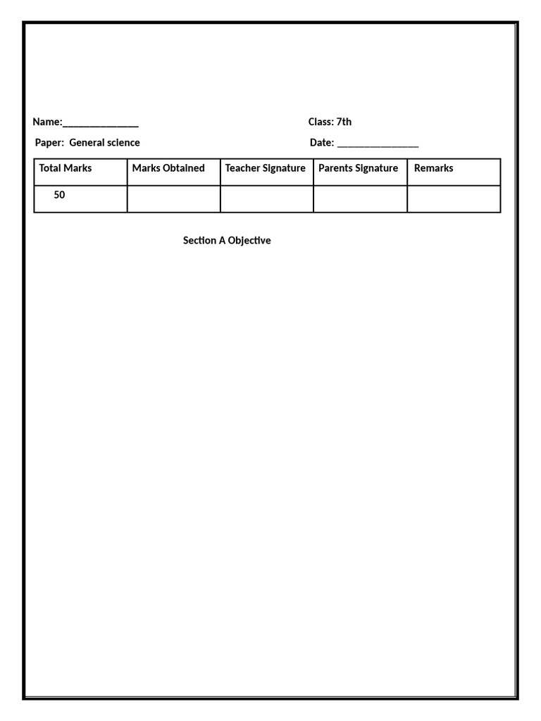 Class 5 Paper Math End Term | PDF