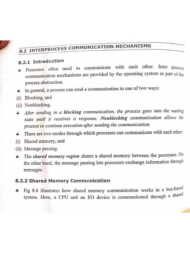 Interprocess Communication Mechanism | PDF