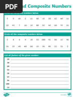 Prime Numbers 1 To 300 | PDF