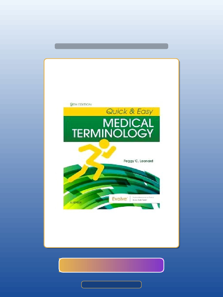 Quick and Easy Medical Terminology 9th Edition by Leonard Ebook and ...