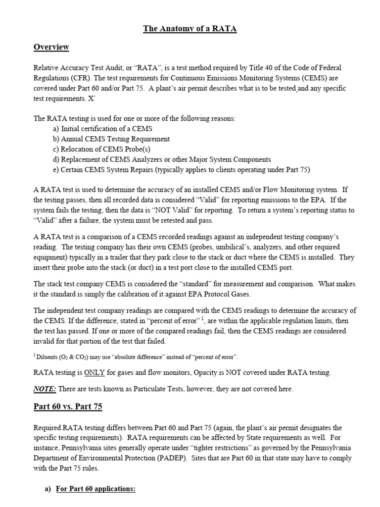 The Anatomy of a Rata Test | PDF