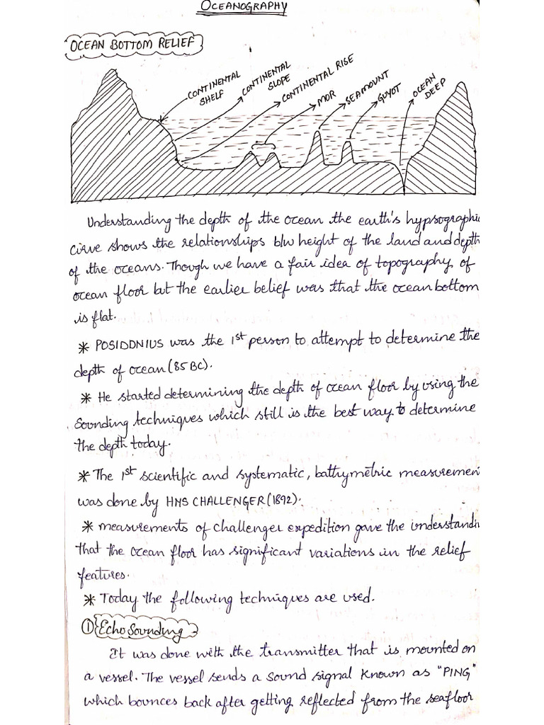 Oceanography Rushikesh Sir Optional | PDF