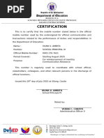 DepED Cavite Official Letterhead September 2023 | PDF
