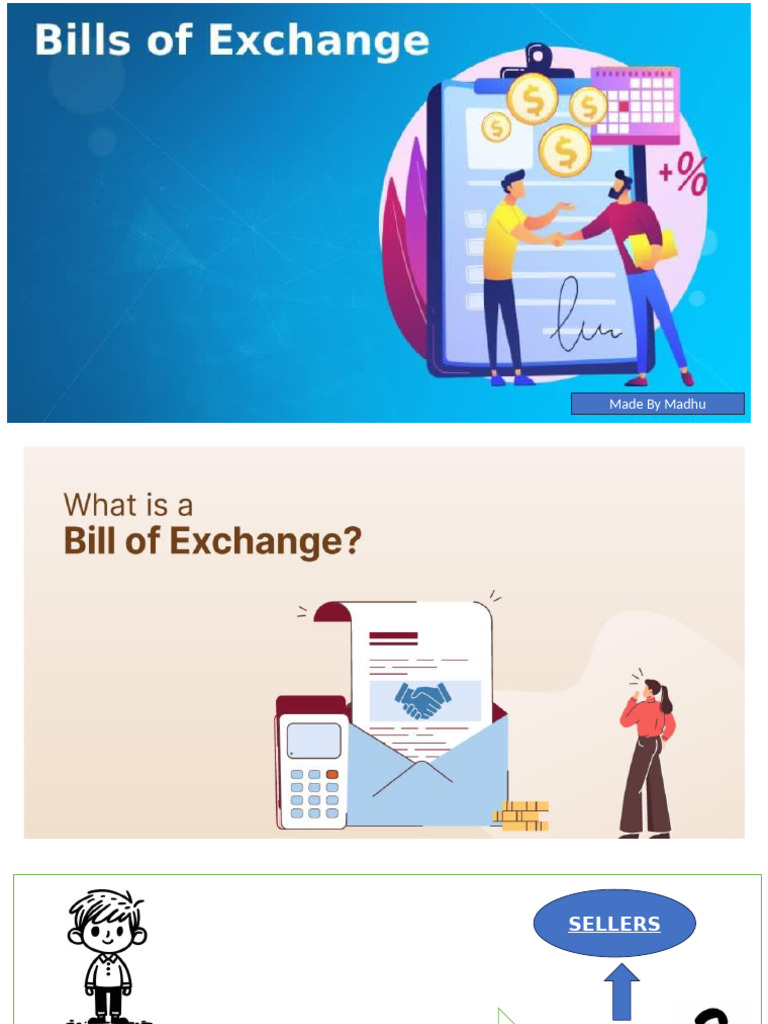 Micro Teaching (Bills of Exchange) | PDF | Negotiable Instrument | Money