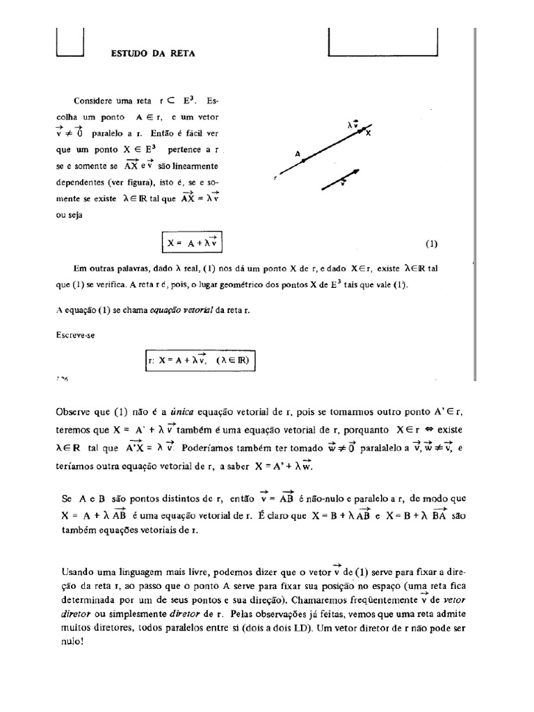 Posição Relativa entre Retas: Exercícios | PDF