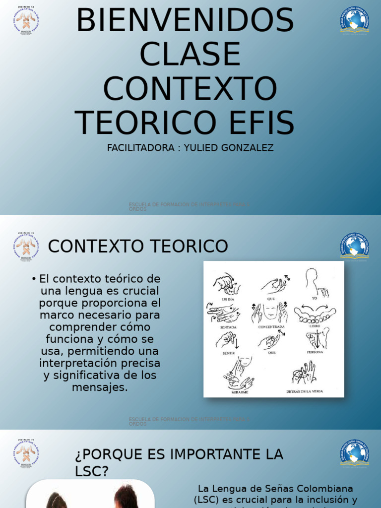 Contexto Teorico Efis | PDF | Comunicación humana | Comunicación