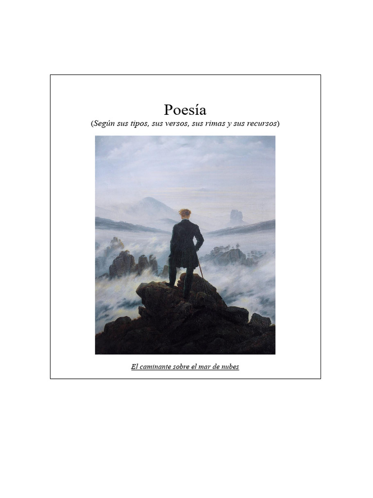 Tipos y Recursos de la Poesía | PDF | Poesía | Rima