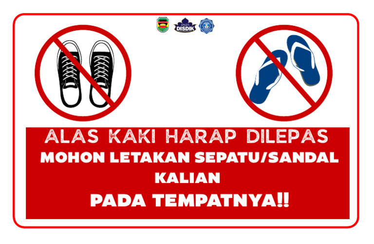 Merah Putih Sederhana Himbauan Harap Matikan Handphone Yard Sign | PDF