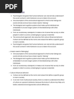 01 IB Psychology Topic SAQs Sociocultural Approach Digital Download ...