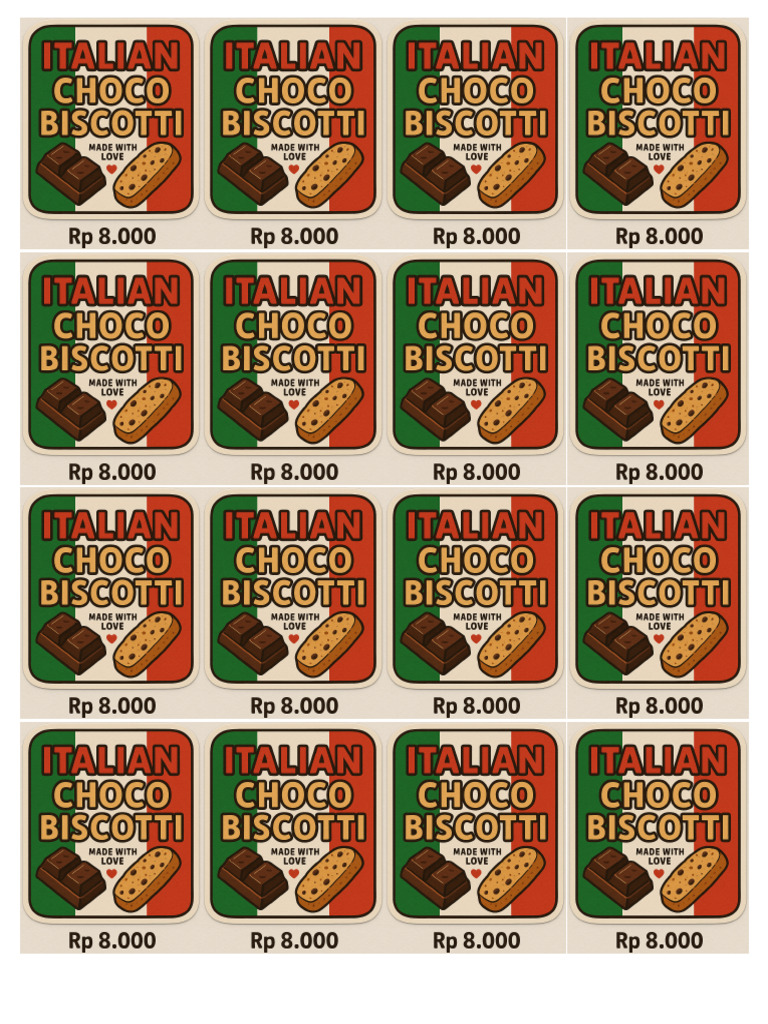 Print Biscotti | PDF