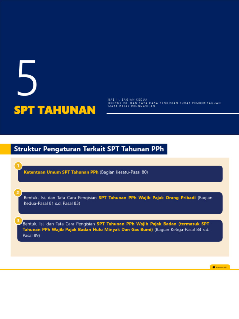 Guidance SPT Tahunan - PER 11 Tahun 2025 | PDF