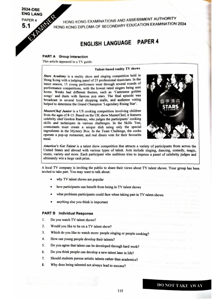 DSE 2024 Paper 4 | PDF