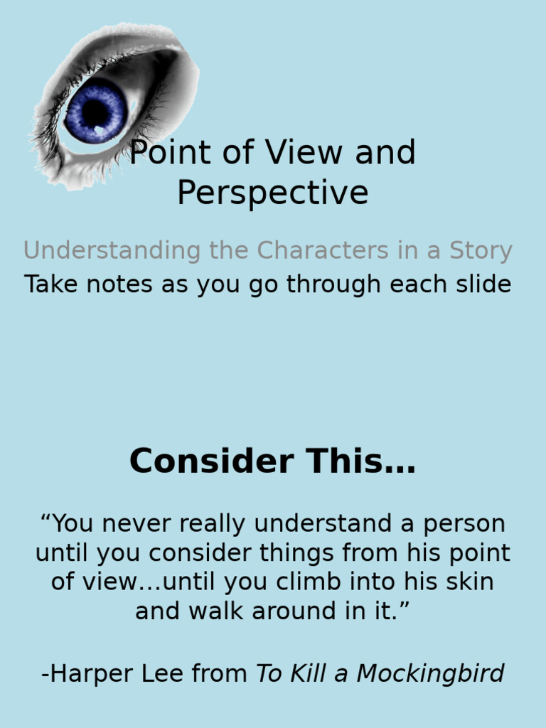 Understanding Point of View and Perspective | PDF | Narration