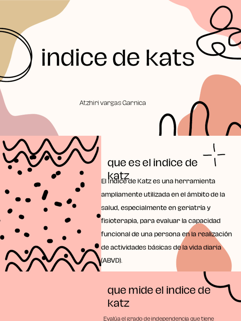 Índice de Katz: Evaluación Funcional | PDF