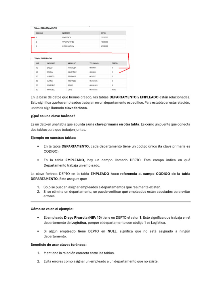 EXPLICACIÓN CLAVE FORANEA | PDF