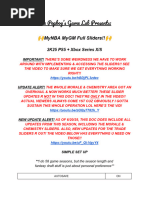 NBA 2K Sliders and Settings Guide | PDF | Games Of Physical Skill ...