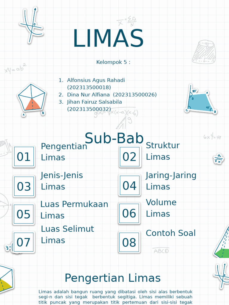 Kelompok 5 - Geometri - Limas | PDF | Planets | Sun
