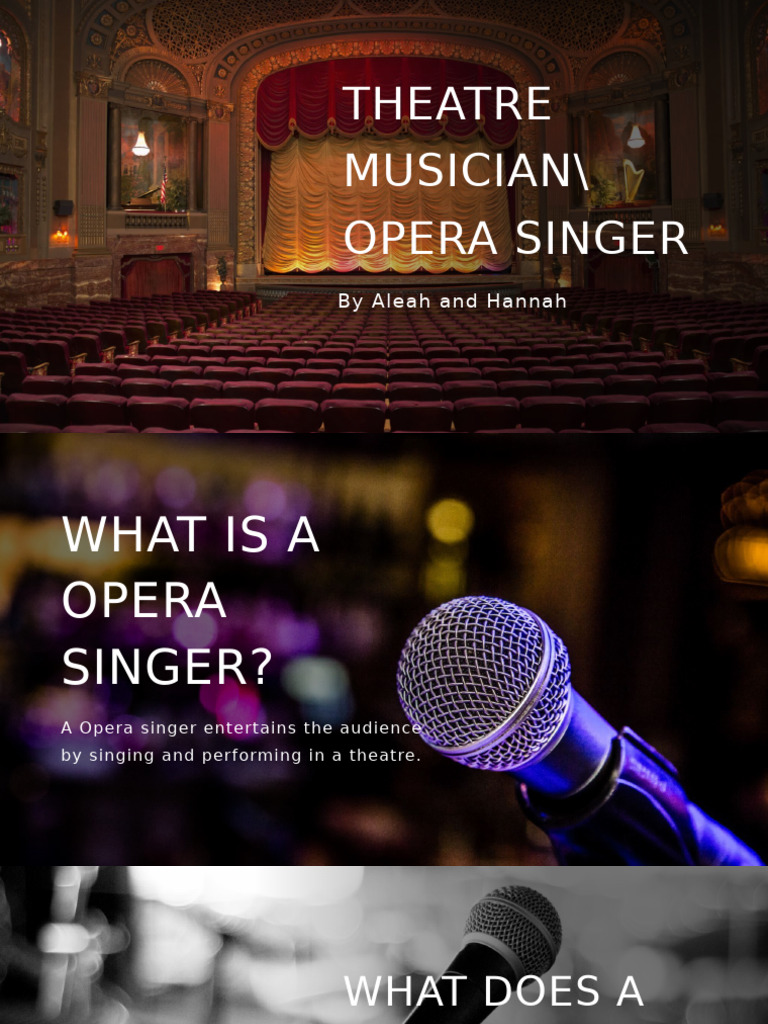 Aleah Opera Singer Presenation | PDF