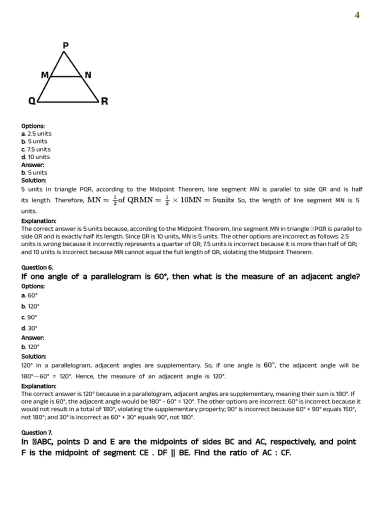 CHPT 4 Quadrilaterals-4 | PDF