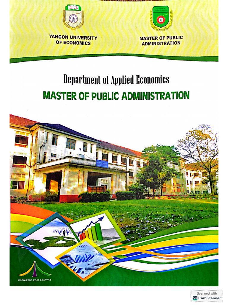 Master of Public Administration Pamphlet | PDF