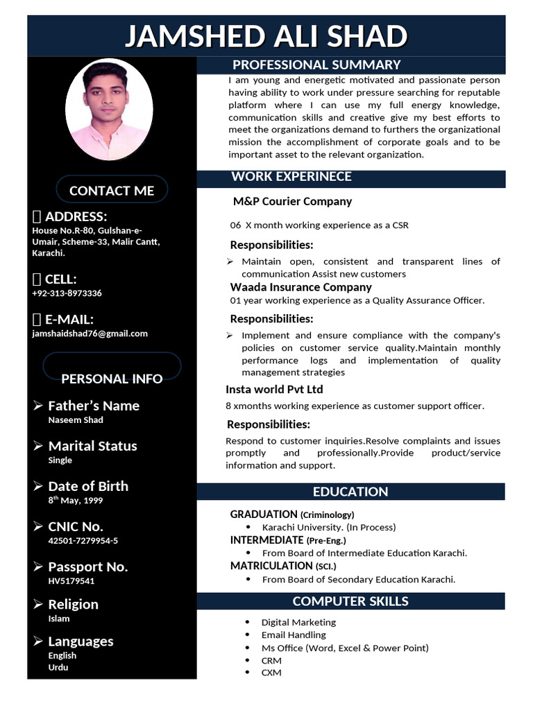 Jamshed Ali Shad Graduation-2662 | PDF | Business