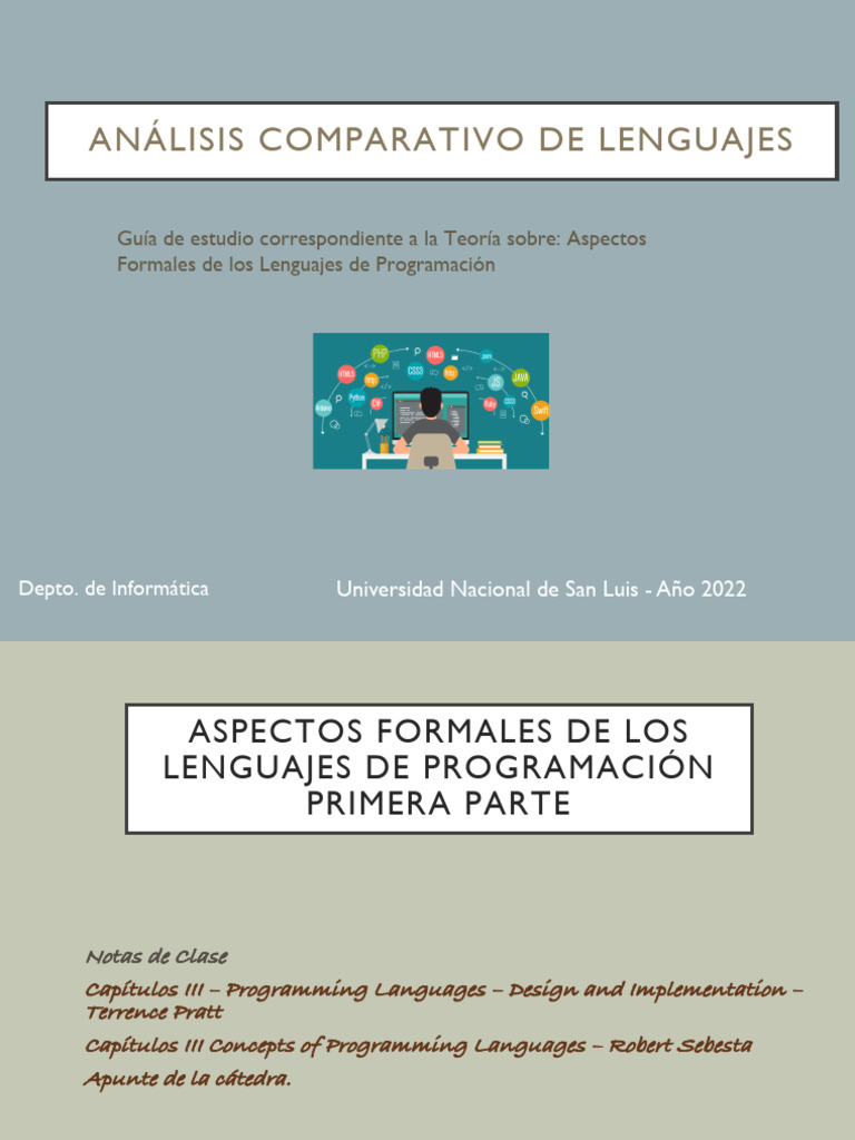 Teoria Unidad III 1 22 | PDF | Lenguaje de programación | Expresión regular
