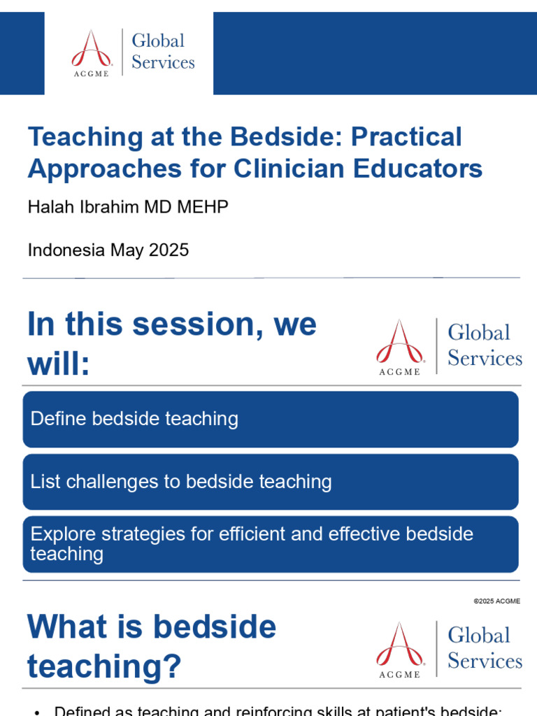 Effective Bedside Teaching Strategies | PDF | Learning | Medical Diagnosis