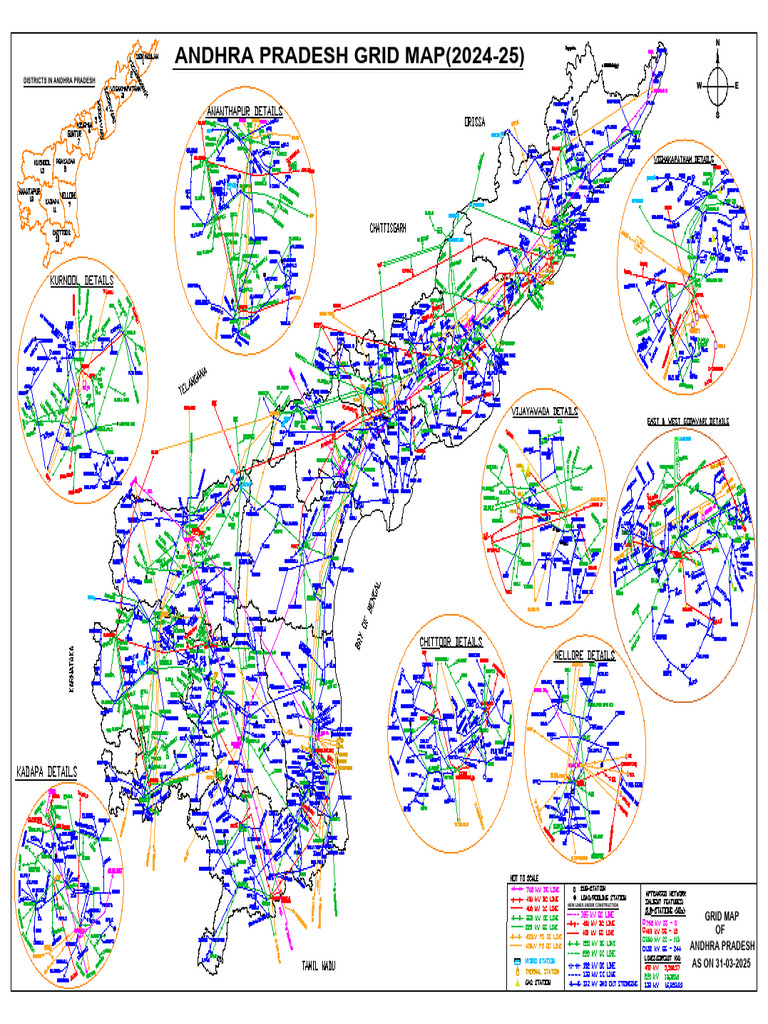Andhra Pradesh Grid Map 2024-25 | PDF