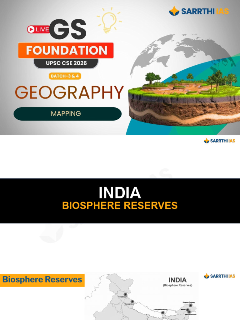Biosphere Reserves - Class | PDF