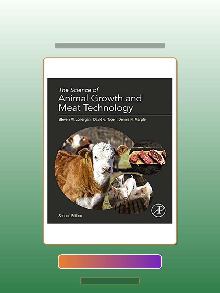 The Science of Animal Growth and Meat Technology 2nd Edition Ebook and ...