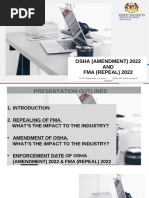 OSHA Amendment 2022 | PDF | Occupational Safety And Health ...