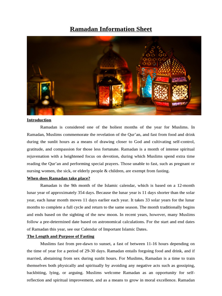 Understanding the 33-Year Ramadan Cycle | PDF | Ramadan | Mosque