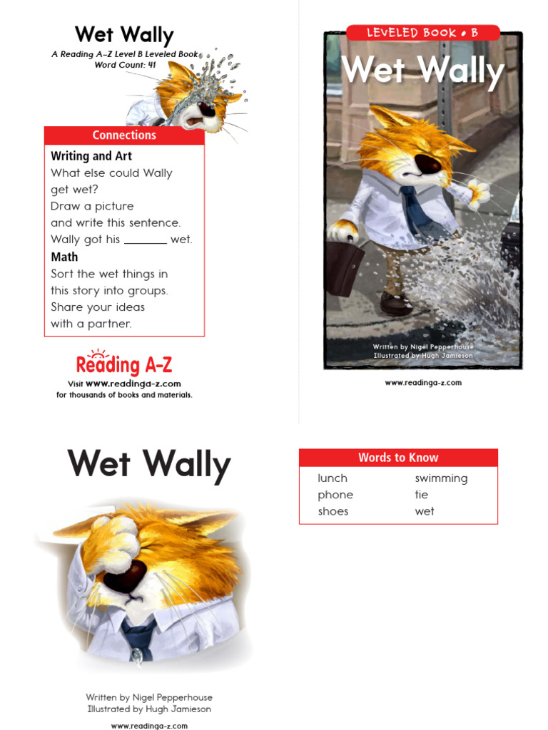 Wet Wally's School Day Adventures | PDF