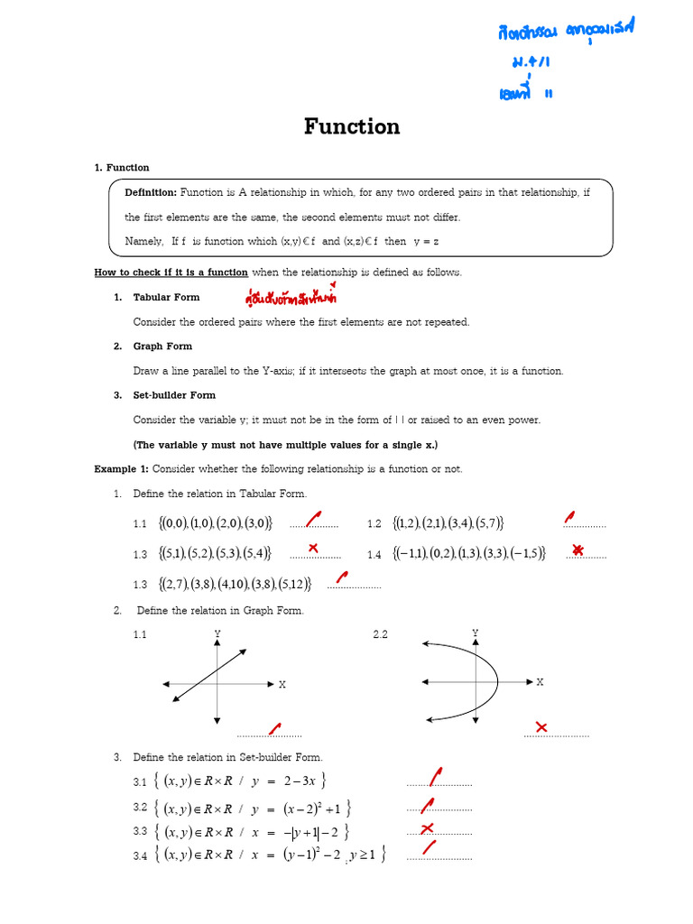 Understanding Functions and Their Types | PDF | Function (Mathematics ...