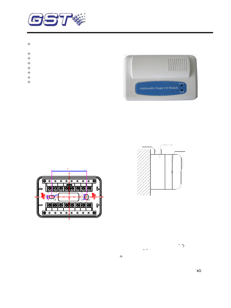 I-9301 Addressable Single Input Output Module Issue 1.02 | PDF ...