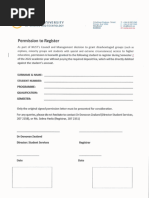 NWU Undertaking Form | PDF