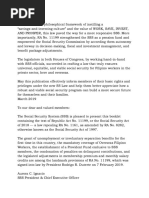 Ra 11199 | PDF | Cost Of Living | Employment