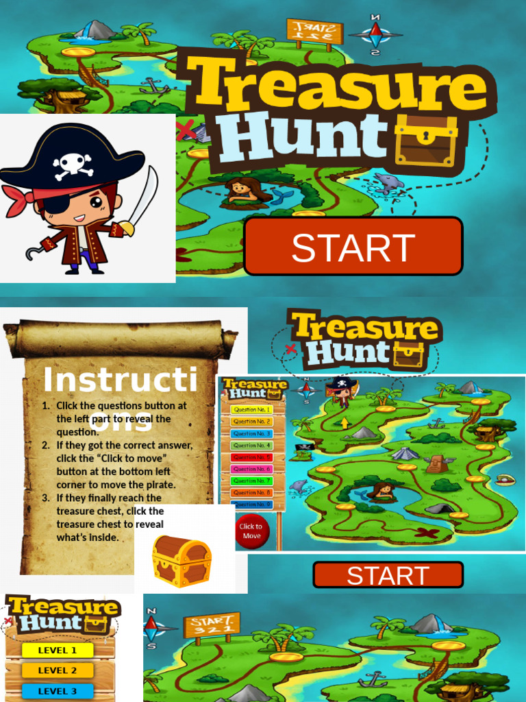 Treasure Hunting Powerpoint Template Pdf