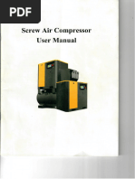 Screw Air Compressor Manual | PDF | Valve | Belt (Mechanical)