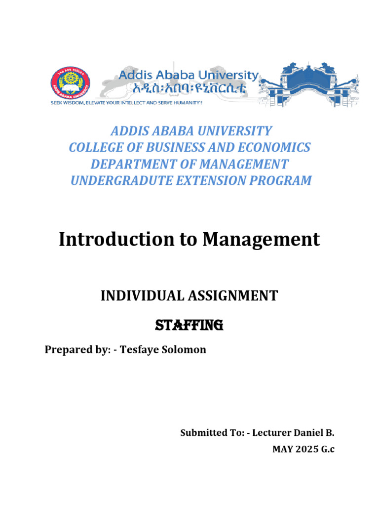 Staffing Assignment | PDF | Recruitment | Human Resource Management